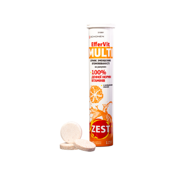 Шипучі мультивітаміни ZEST® EfferVit Multi | ZEST Україна