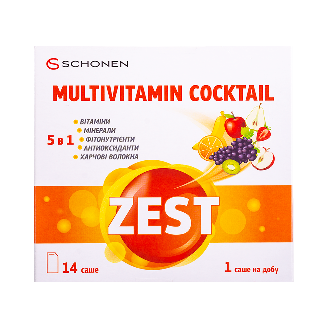≡ Мультивітамінний комплекс ЗЕСТ • ZEST Multivitamin Cocktail ...